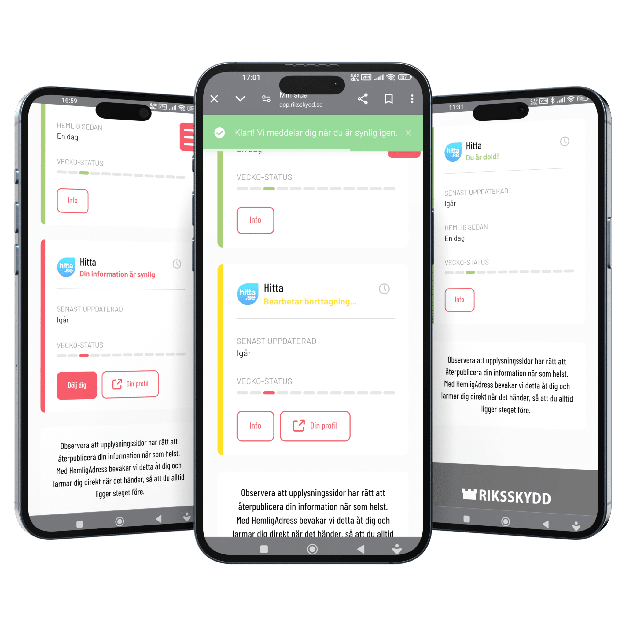 Ta bort mig från Hitta.se | Dölj personuppgifter - Riksskydd